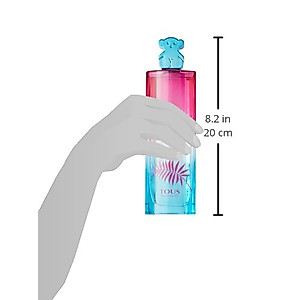 TOUS Bonjour Senorita Eau de Toilette Spray for Women, 3 Ounce, Multicolor (43004000)