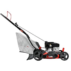 PowerSmart Push Lawn Mower Gas Powered - 17 Inch, 127CC 4-Stroke Engine, 5 Height Positions Adjustable, (1.18''-3.0''), 3 in 1 with Bag