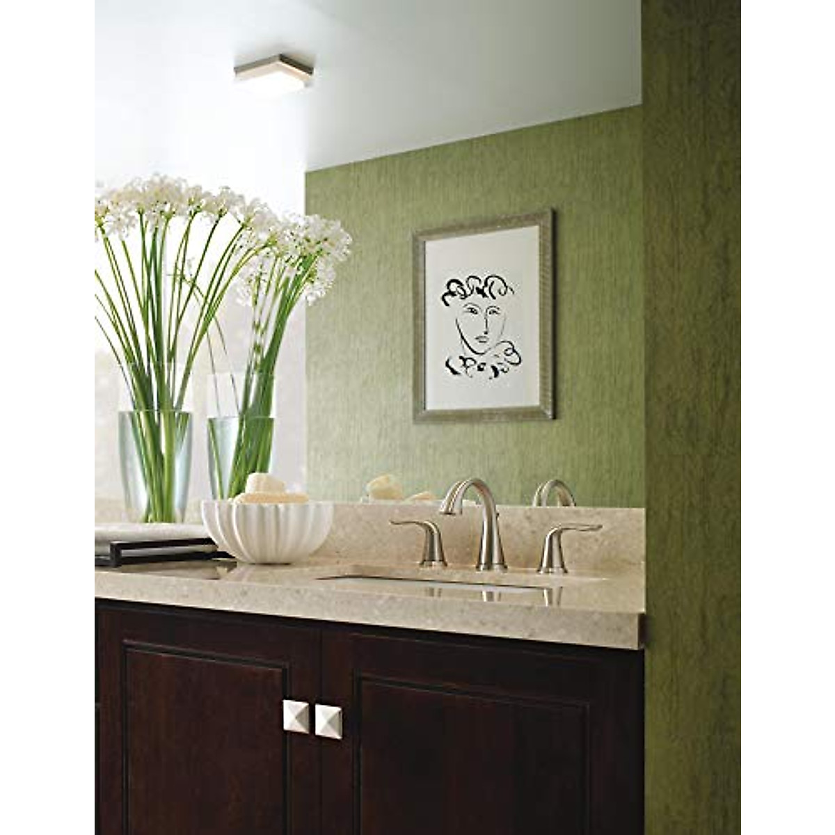 Delta Faucet Lahara Widespread Bathroom Faucet Brushed Nickel, Bathroom Faucet 3 Hole, Diamond Seal Technology, Metal Drain Assembly, Stainless 3538-SSMPU-DST, 5.00 x 16.00 x 5.00 inches