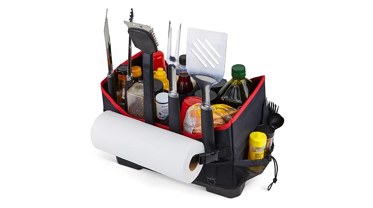 Grillman Large Griddle Grill Caddy - Perfect for BBQs