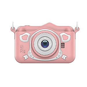 Niaviben Small Digital Camera for Kids Multi-Functions Digital Camera Toy 720p Hd Dual Lens 2.8-inch Screen Camera Gifts for Childrens Pink