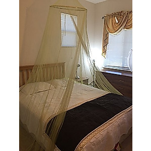 Hoop Bed Canopy Mosquito Net for Crib, Twin, Full, Queen or King Size Bed and Travel Camping Ourdoor Events (SageGreen)
