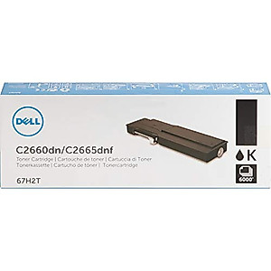 Dell 67H2T Black Toner Cartridge C2660dn/C2665dnf Color Laser Printer