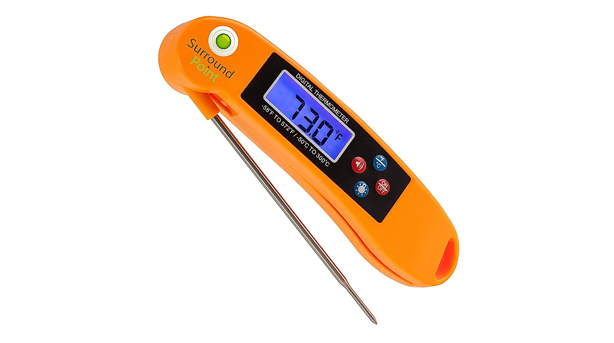Digital Talking Thermometer for BBQ & Cooking - Instant Read