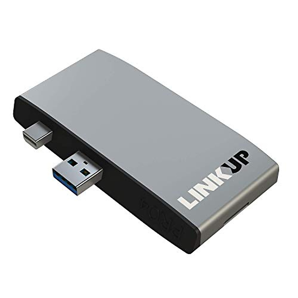 LINKUP - Surface Pro 4 Compatible SD Card Micro Memory Reader Adapter Hub | 6-in-1 Docking Station | 4K HDMI 1x SD 2X MicroSD Card Slots, 2X USB-A 3.0 Ports | Designed for Microsoft Surface Pro 4