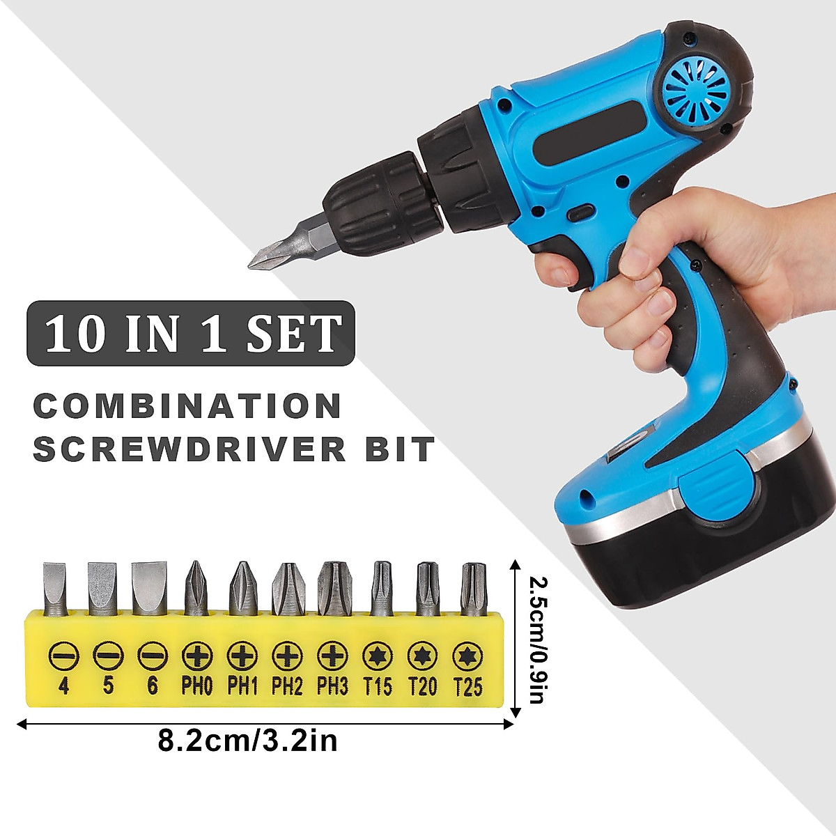 17 Pcs Flexible Drill Bit Extension, Include 2 Pcs Hex Shank 105° Right Angle Drill Attachment 3Pcs Drill Bit Holder 10 Short Screwdriver Bits 90° Angled Bits and Bendable Drill Bit Extension