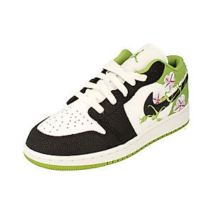 Jordan Youth Air 1 Low SE GS DQ8389 100 Floral - Size 7Y