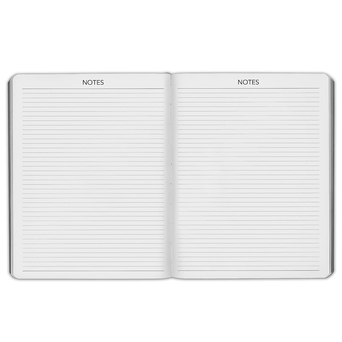 2024 Harbor Large Monthly Planner - Metallic Rose Gold - 9.75x7.5"