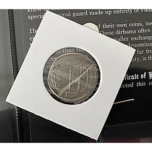 1900 No Mint Mark Age of Vikings Abbasid Dynasty SILVER Coin COA & History & Album Included 1 Seller Fine