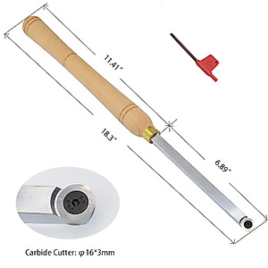 Ci0 16mm Round Carbide Inserts Cutters Knifes Indexable Replacement with Screws Fits For Full And Pro Size Popular DIY Wood Turning Finisher Hollower Tools Woodworking Lathe 10pcs