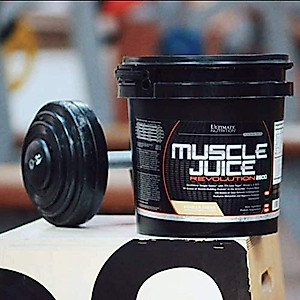 Ultimate Nutrition Muscle Juice Revolution 2600, Lean Muscle Mass Gainer Protein Powder with Glutamine, Whey Protein Isolate for Weight Gain, Time Release Carbohydrates, 11.1 Pounds, Chocolate