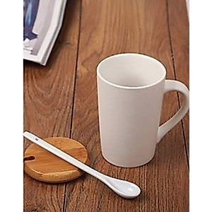 VNDEFUL 5PCS Stir-stirring Spoon With Ceramic Handle Creative Spoon Coffee Spoon