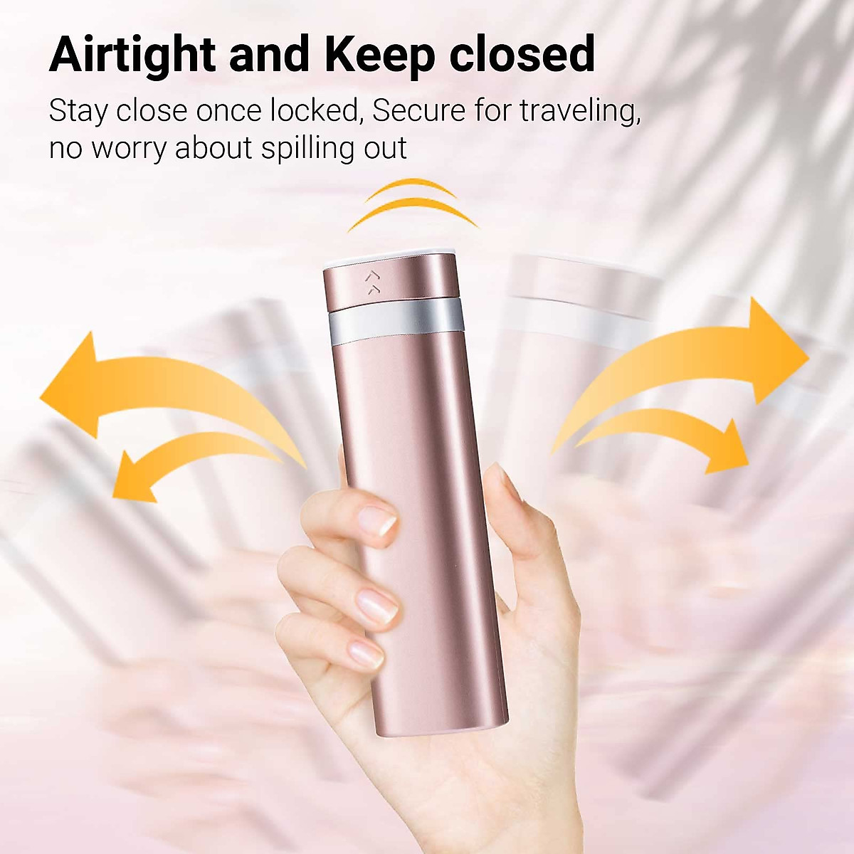 Pill Organizer 7 Day, Betife Daily Pill Box, Weekly Travel Pill Case, Cute Pill Holder to Hold Vitamins, Medicines, Pills, Supplements (Pink)