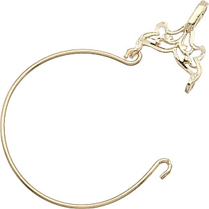 14K Yellow Gold Charm Holder 28mm