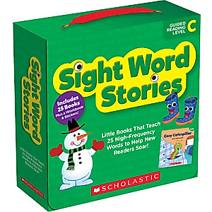 Sight Word Stories: Level C (Parent Pack): Fun Books That Teach 25 Sight Words to Help New Readers Soar (Scholastic Guided Reading Level C)