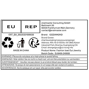 ICEDIAMOND The World Is Mine Pride Pendant with 24''Rope Chain Necklace, 14K Gold Plated Hip Hop Creative Charm Jewelry for Unisex (Gold)