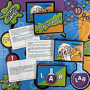 University Games | Scholastic Totally Gross Game of Science Including Real Slime, for 2 to 4 Players Ages 6 and Up