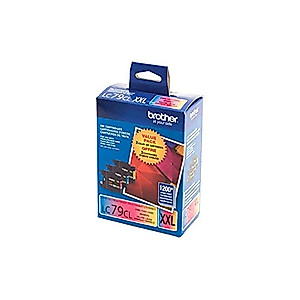 Brother Printer LC793PKS 3 Pack- 1 Each LC79C, LC79M, LC79Y Ink - Retail Packaging, Yellow/cyan/magenta