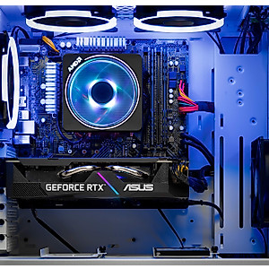 SkyTech Archangel 3.0 Gaming Computer PC Desktop - Ryzen 5 3600 6-Core 3.6GHz, RTX 2060 6G, 1TB SSD, 16GB DDR4 3000, RGB Fans, AC WiFi, Windows 10 Home 64-bit, White