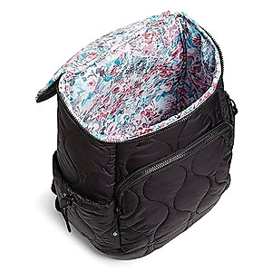 Vera Bradley Featherweight Commuter Backpack Travel Bag, Black