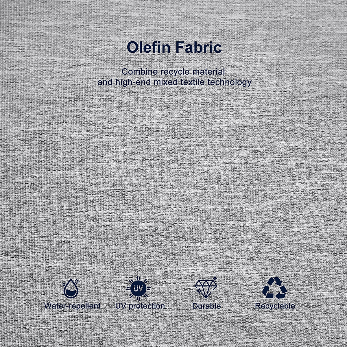 PURPLE LEAF 10 FT Cantilever Umbrella Outdoor Patio Eco-Friendly Olefin Umbrella, Large Offset Square Umbrella, Windproof Heavy Duty Hanging Outside Umbrella for Patio, Light Grey