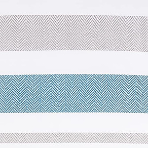 Amazon Basics Ultra-Soft Lightweight Microfiber Reversible Comforter Bedding Set, Twin/Twin XL, Teal/Beige Stripes