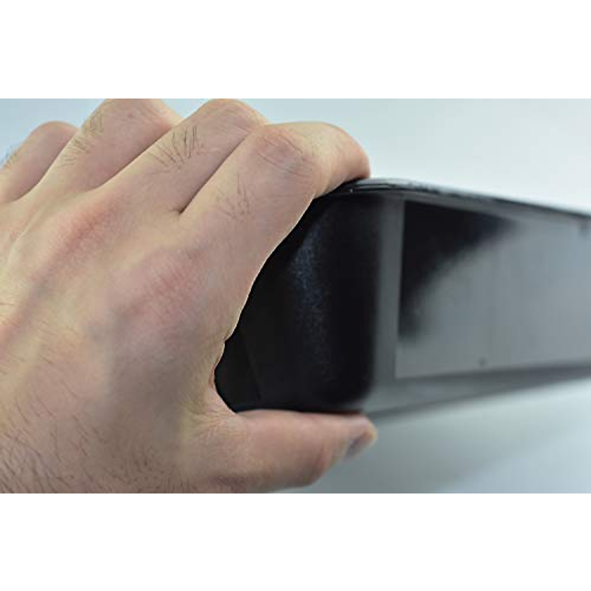 OMEM Reptile Food Bowl Large Water Dish, Wood Plate, Bowl Turtles (L=35.4 * 5.3 * 26.3, Black)