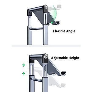 UGREEN Phone Stand for Desk Cell Phone Stand Holder Adjustable Height Phone Holder Foldable Portable Compatible with iPhone 15 14 Pro Max Plus 13 12 11 XS iPhone SE, Nintendo Switch up to 7.9''