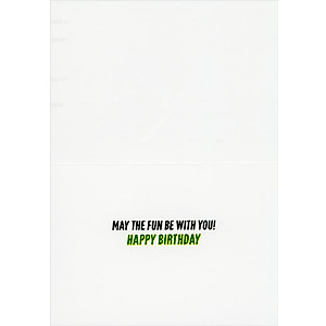 Avanti Press Squirrels With Glow Sticks Funny / Humorous Birthday Card
