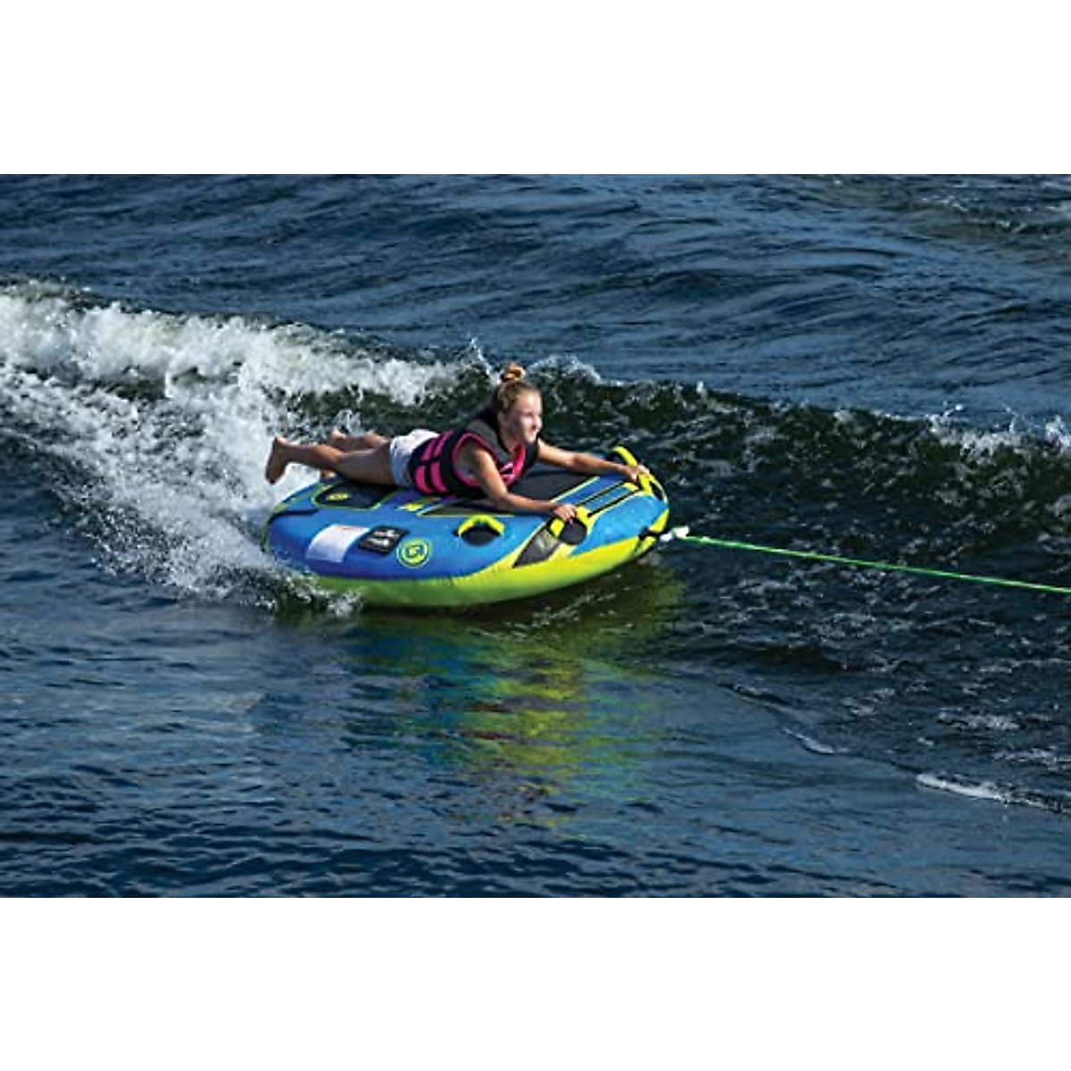 O'Brien Screamer 1 Person Towable Tube,Blue