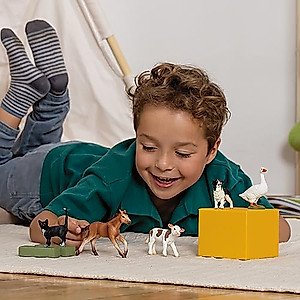 Schleich Farm World, Farm Playset Gifts for Kids, Assorted Farm Animals for Toddlers and Kids, Ages 3+