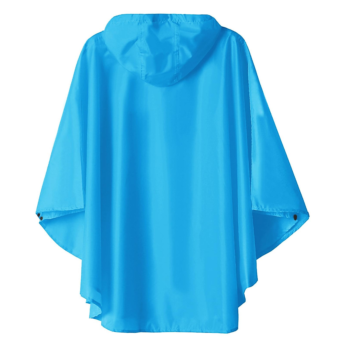 Lightweight Kids Rain Poncho Jacket Waterproof Outwear Rain Coat Blue X-Large