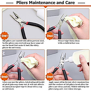 PAXCOO Jewelry Making Supplies Kit - Jewelry Repair Tool with Accessories Jewelry Pliers Jewelry Findings and Beading Wires for Adults and Beginners