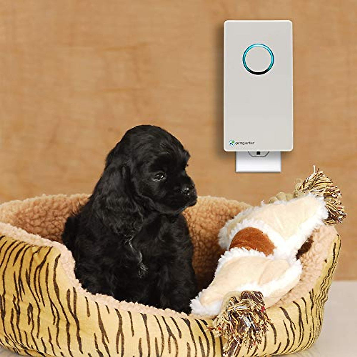 Germ Guardian GG1100W 7” Pluggable Small Air Purifier, Small Room Wall Air Sanitizer, Freshens Air, UV-C Light Kills Germs, Reduces Odors from Pets, Cooking, Mold, GermGuardian, 1-Yr Wty (White)