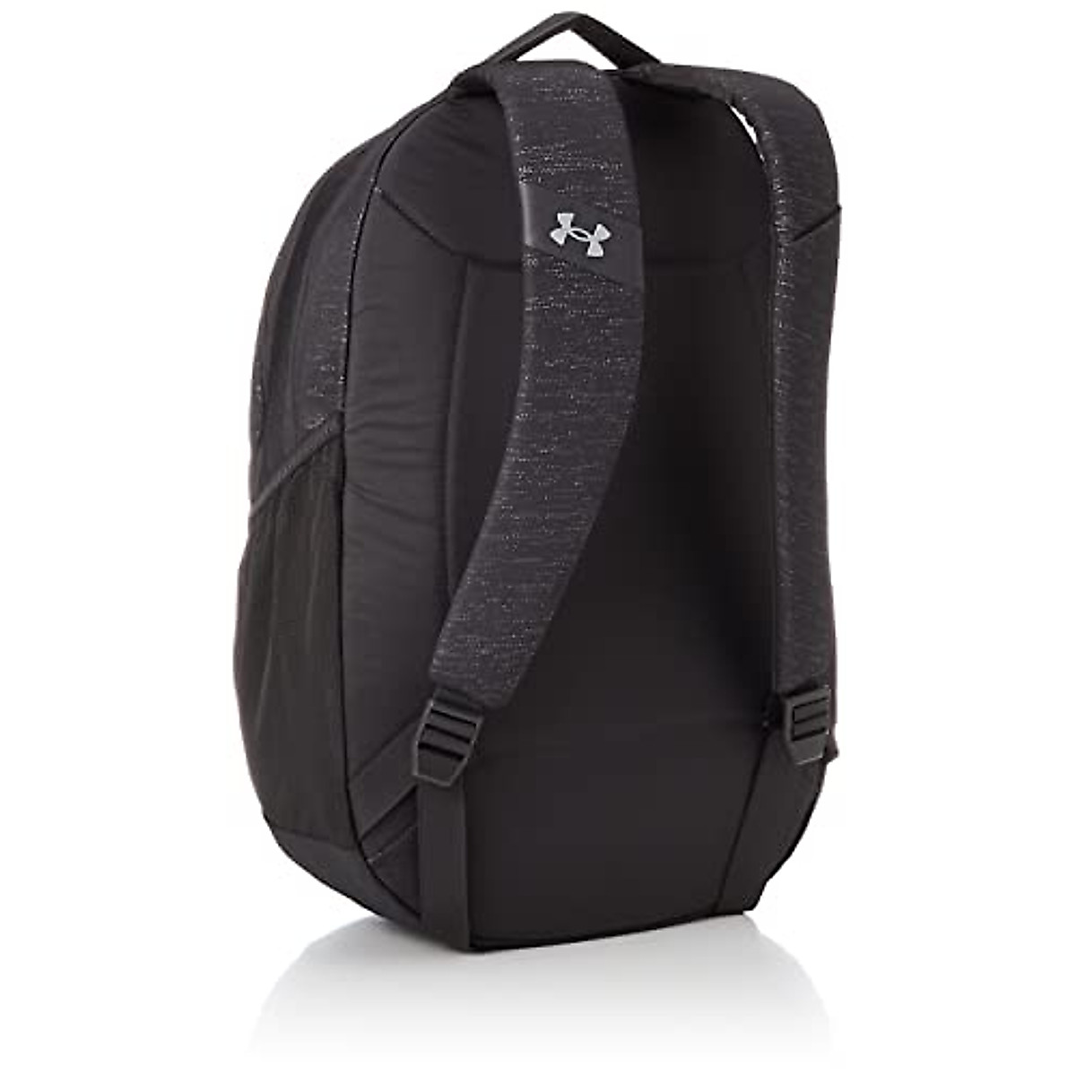 Under Armour Women's Hustle Signature Backpack , Jet Gray (010)/Metallic Silver , One Size Fits All
