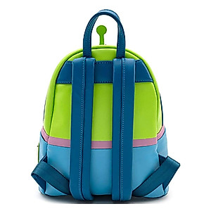 Loungefly Disney Toy Story Alien Pizza Planet Box Faux Leather Mini Backpack