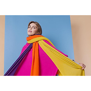 Dalle Piane Cashmere - Broad Scarf 100% cashmere - Made in Italy - Woman/Man, Color: Grey, One size