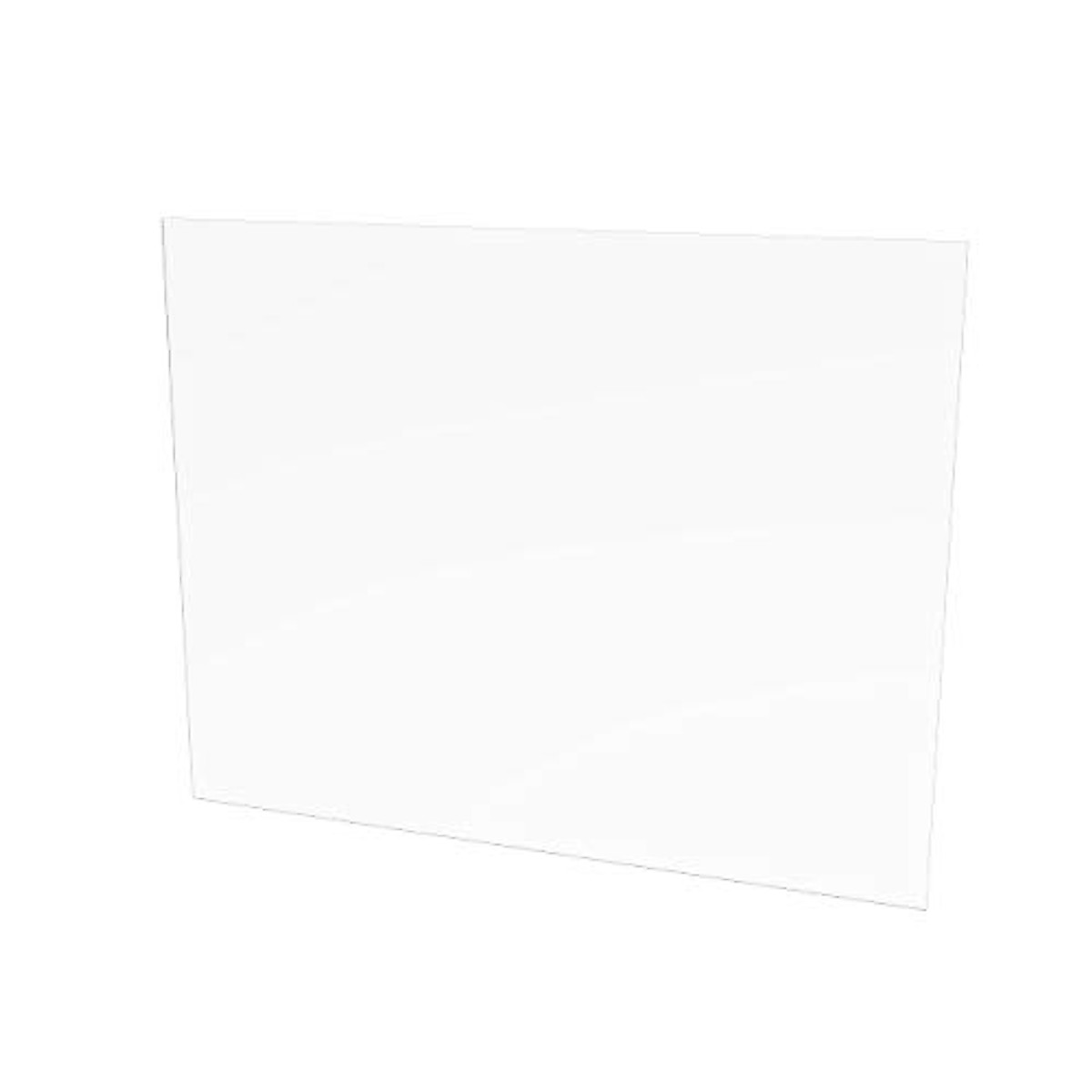 FixtureDisplays® 22x28" Clear Transparent Acyrlic Plexiglass Lucite 1/8" (3mm) Thickness Sneeze Shield DIY Panel 10076-22 * 28"-NF