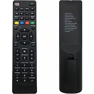 Universal Remote Control for Samsung, Sharp, LG, Sony, Panasonic, Toshiba,TCL Smart TVs and Other Brands with Netflix Smart TVs Remote Control
