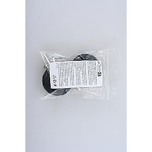 Mtsooning 2 Sets Luggage Wheel Replacement Kit, 60x17mm Rubber Swivel Caster Wheels, Suitcase Bearings Repair Wheels with Screws Axles Wrench Bearings,Inline Outdoor Skate Wheels