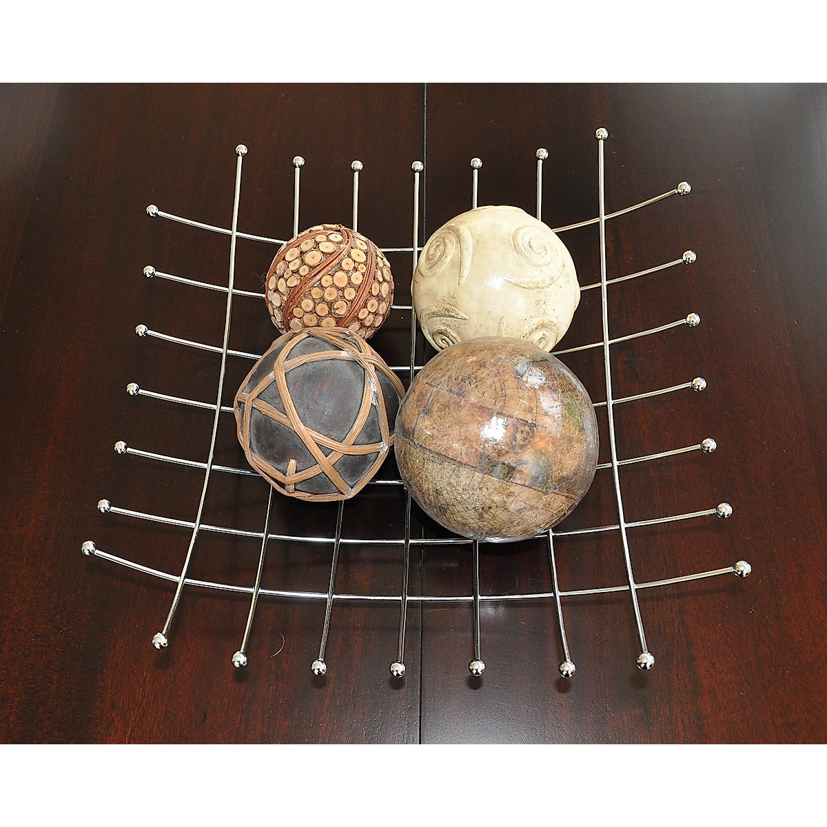 Covers For The Home Fruit Basket - Metal 13" X 13"