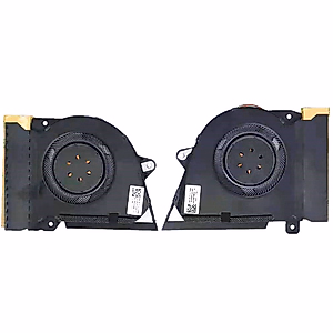 QUETTERLEE New Laptop CPU+GPU Cooling Fan for ASUS Rog Zephyrus G14 GA401I GA401IV GA401IU GA401IH GA401II GA401IH-BR7N2BL GA401IHR Series DFSCK22115181H FMBC DFSCK22105182H FMBB DC12V 1A Fan