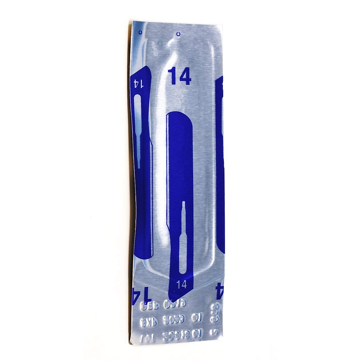 Swann Morton No.14 STERILE Carbon Steel Scalpel Blades - Box of 100 - Brand New Stock Dated 2023 - Made in England (UK) - Finest Precision Blades - Durable Quality for Experts & Professionals