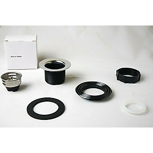 APEX RV Removable Sink Drain Assembly fits 2-2 1/2 Inch Sink Opening Diameter for 1 1/2 Inch Pipe Diameter with Stainless Steel Strainer for RV, Camper, Trailer, Marine Vessel, and Cabin.