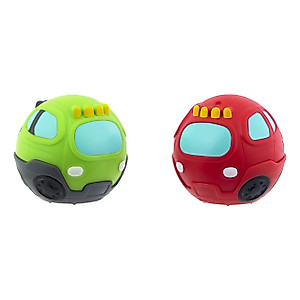 Little Tikes Learn & Play Roll Arounds Off Roadin' Vehicle 2-Pack- Toy Cars and Ball Play in One, Easy Grip & Roll- Birthday Gifts for Kids, Toddler Toys for Boys and Girls Ages 18 months 1 2 3+ Years