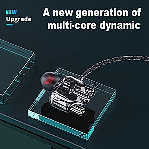 Bluelans Wired Earphones, in-Ear Headphones Earphones with Microphone, in Ear Wired Earphones, Noise Isolating, Stereo Pure Sound Headphones for iPhones, iPads, Smartphone, MP3 Players etc. White