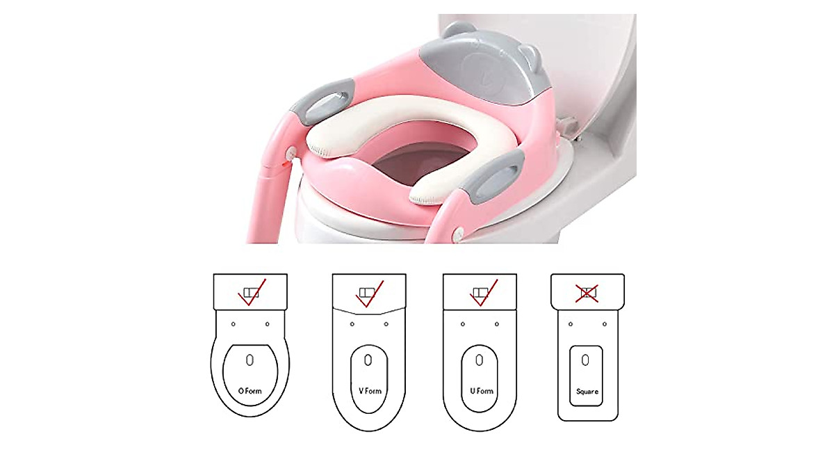 Fedicelly Potty Training Seat Ladder for Toddlers