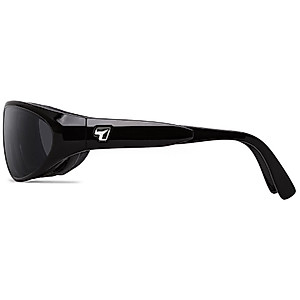 7 EYE Diablo | Wind Blocking Sunglasses - Glossy Black, Polarized Gray Lenses