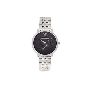 Emporio Armani Men's AR11161 Modern Slim Analog Display Quartz Silver Watch