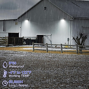 Bekada LED Wall Pack Lights with Dusk to Dawn Photocell 30W, IP65 Waterproof Outdoor Security Flood Lighting, Adjustable Full Cut Off Fixtures for Barn, Warehouse, 5000k, ETL Listed 2Pack